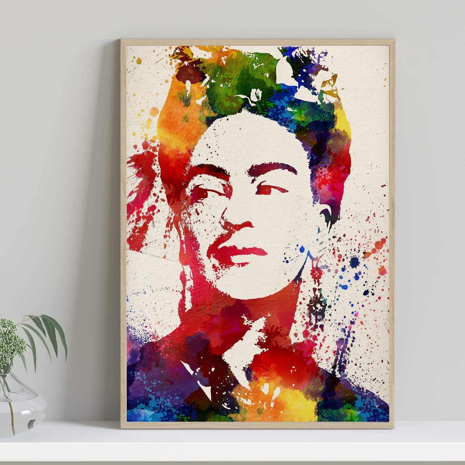 FRIDA KAHLO Ink Portrait Various Sizes Available POSTER Art Print frida-kahlo-ink-portrait-various-sizes-available-poster-art-print
