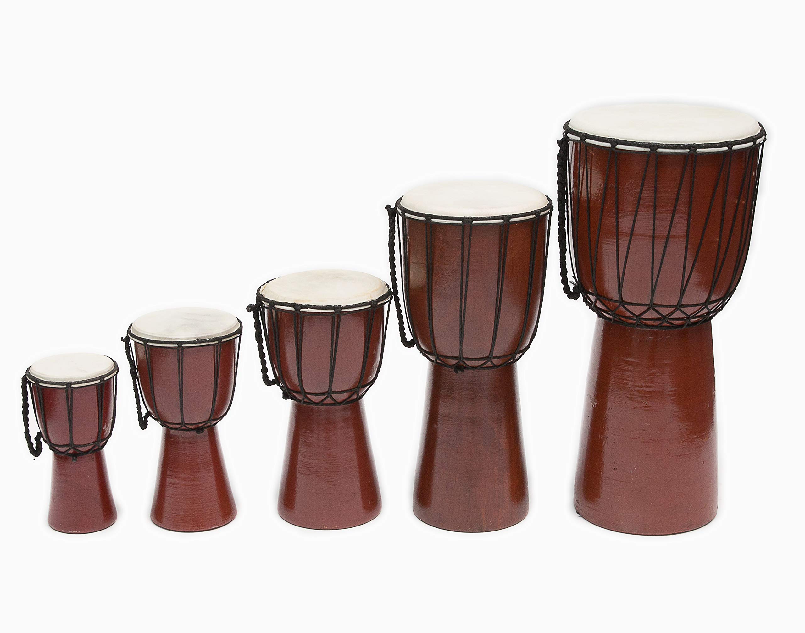 Mua Drum Djembe is a Rope goat skin Covered Goblet African Drum Played ...