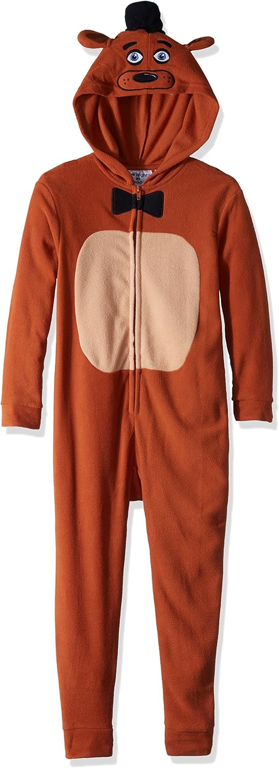 Amazon.com: Five Nights at Freddy's Big Boys Freddy Fazbear Pajamas ...