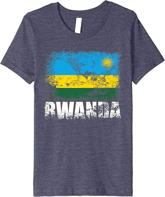 Amazon.com: Rwanda Flag T-Shirt | Rwandan Flag Kigali Tee Gift: Clothing