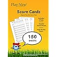 Amazon.com: Play Nine: The Card Game of Golf! Original Score Cards- 3 ...