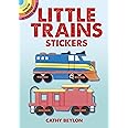Little Trains Stickers (Dover Little Activity Books: Travel): Beylon ...