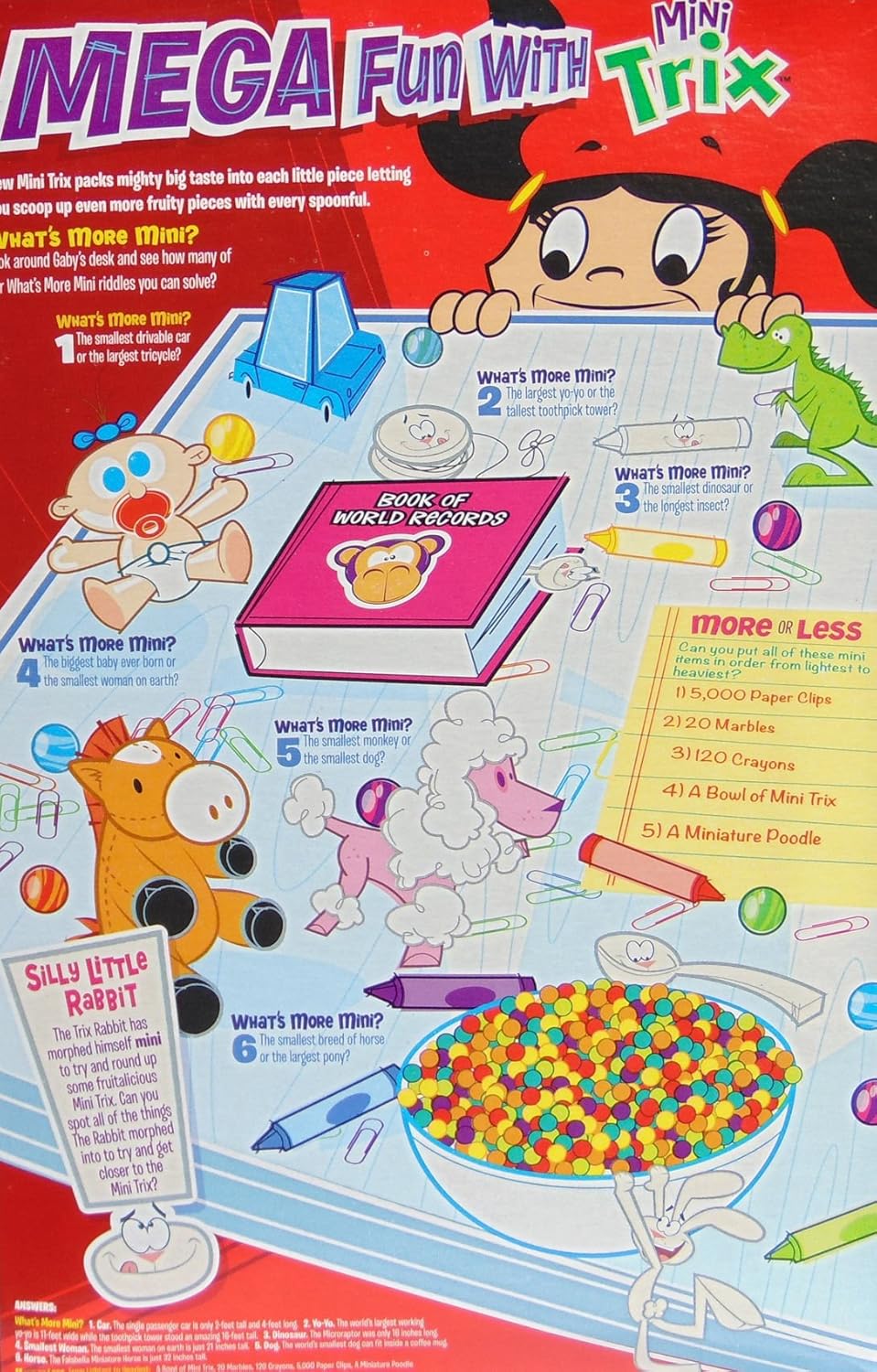 Mini Trix Cereal Nutrition Facts | Besto Blog