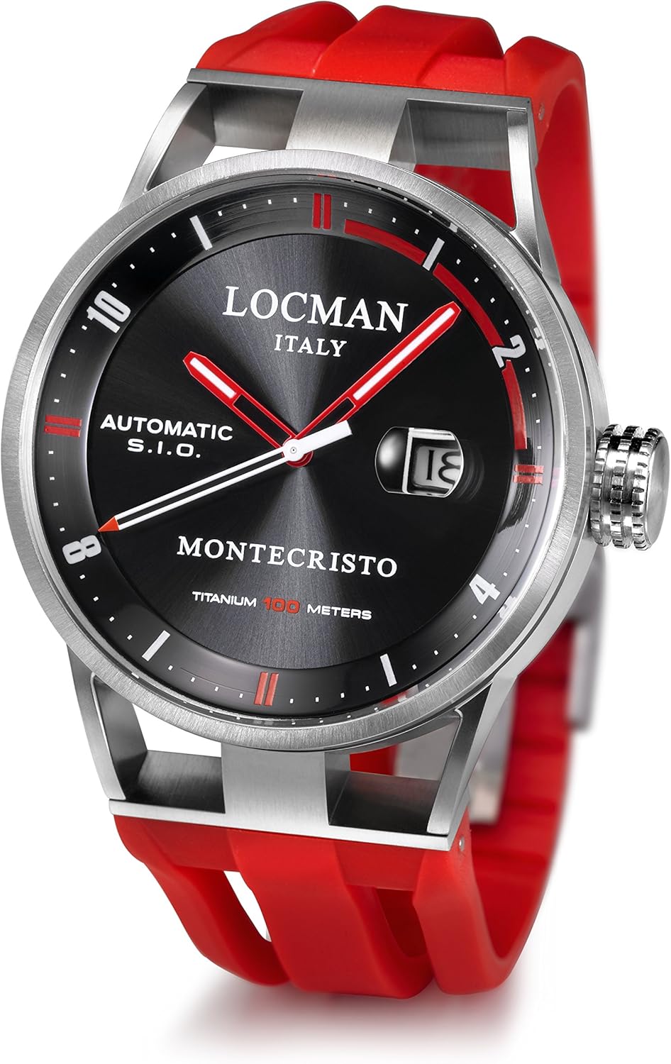 Amazon.com: Locman Italy Men's Montecristo Classic Auto Stainless Steel ...