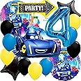 Amazon.com: Anagram Batwheels Birthday Party Supplies Balloon Bouquet ...