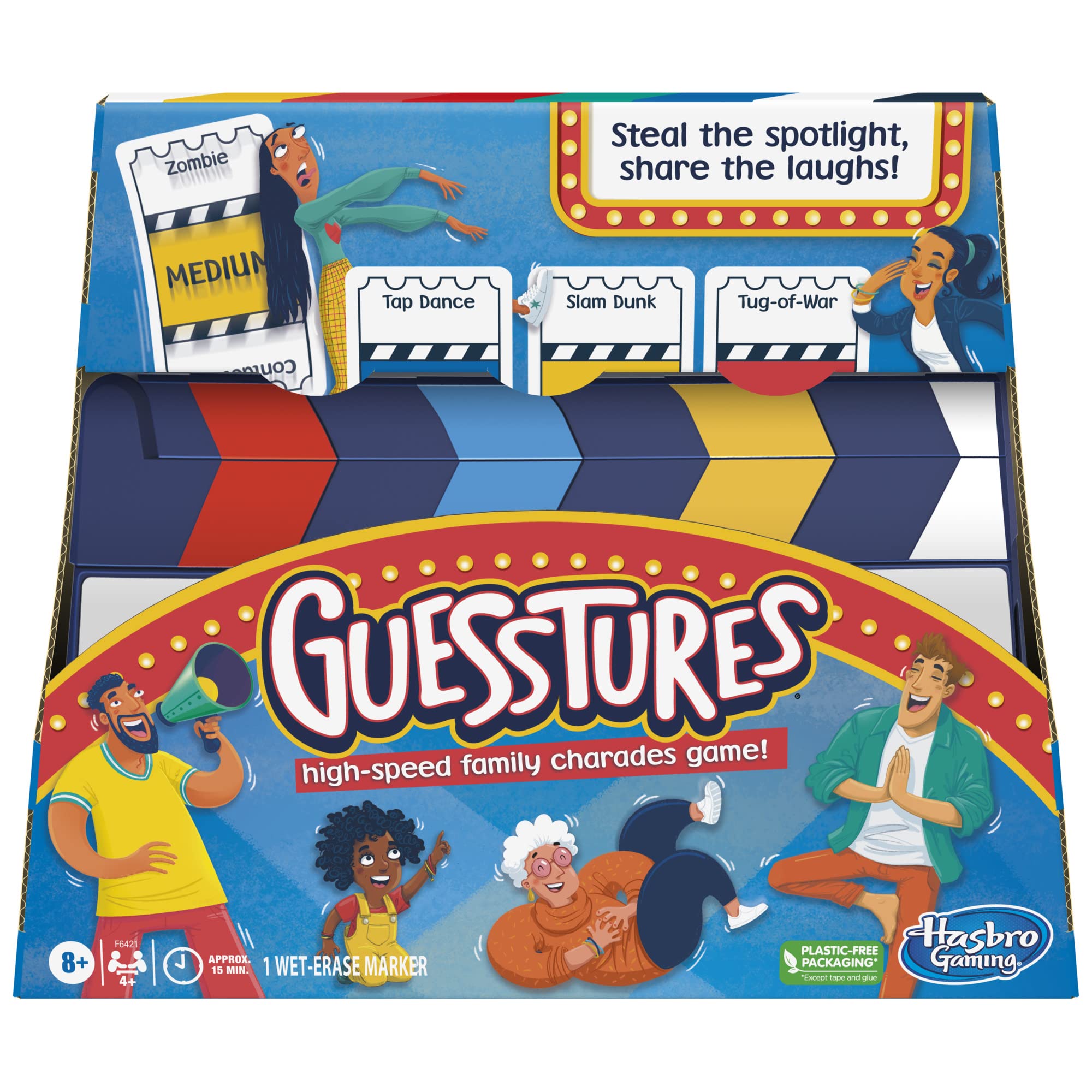 Mua Hasbro Gaming Guesstures Game, Charades Game for 4 or More Players ...