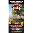 Amazon.com: Butler Maps Southern Mid-Atlantic States G1 Motorcycle Map ...