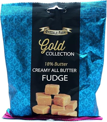 Ryedale Farm Gold Collection All Butter Fudge Bag 170g (Box of 14 ...