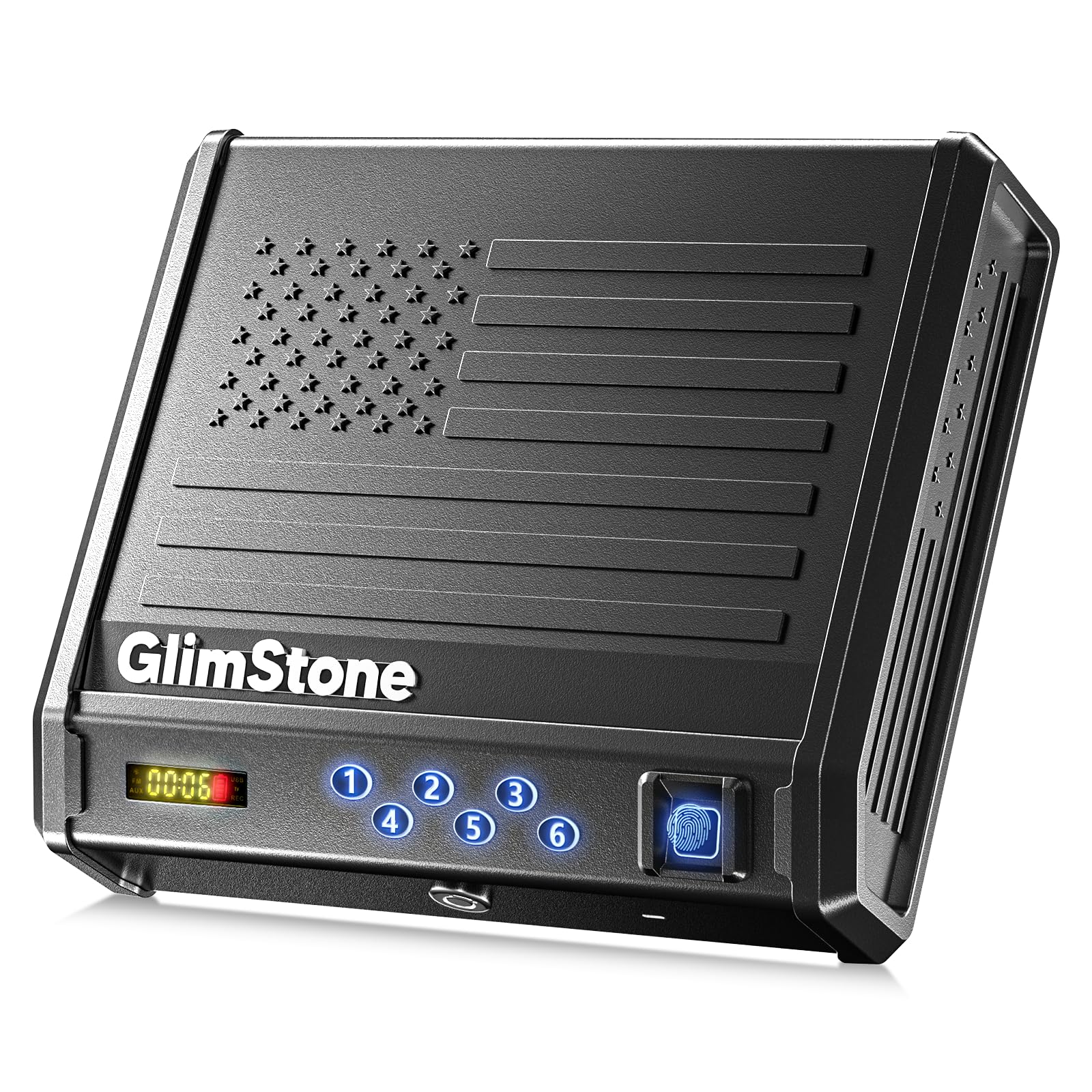 Glimstone Biometric Gun Safe for Pistols, Fingerprint Identification or ...