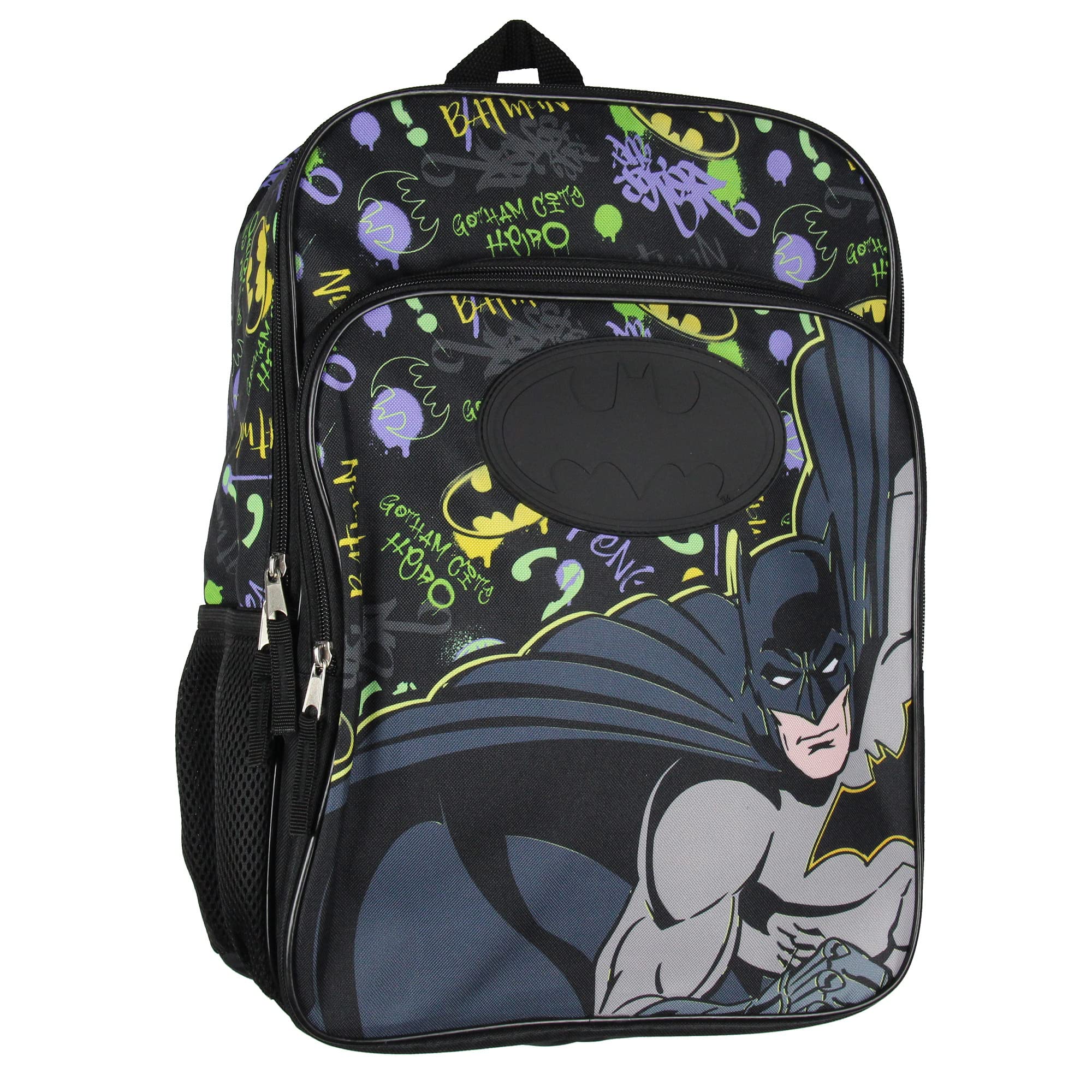 Mua DC Comics Batman Backpack Gotham City Superhero Rubber Bat Symbol ...