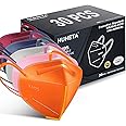 HUHETA KN95 Face Masks, Packs of 30 Individually Wrapped, 5-Ply ...
