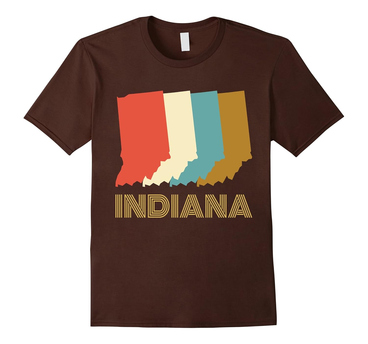 Vintage Indiana Home State T-shirt I Love Indiana Tee Shirt-CD – Canditee
