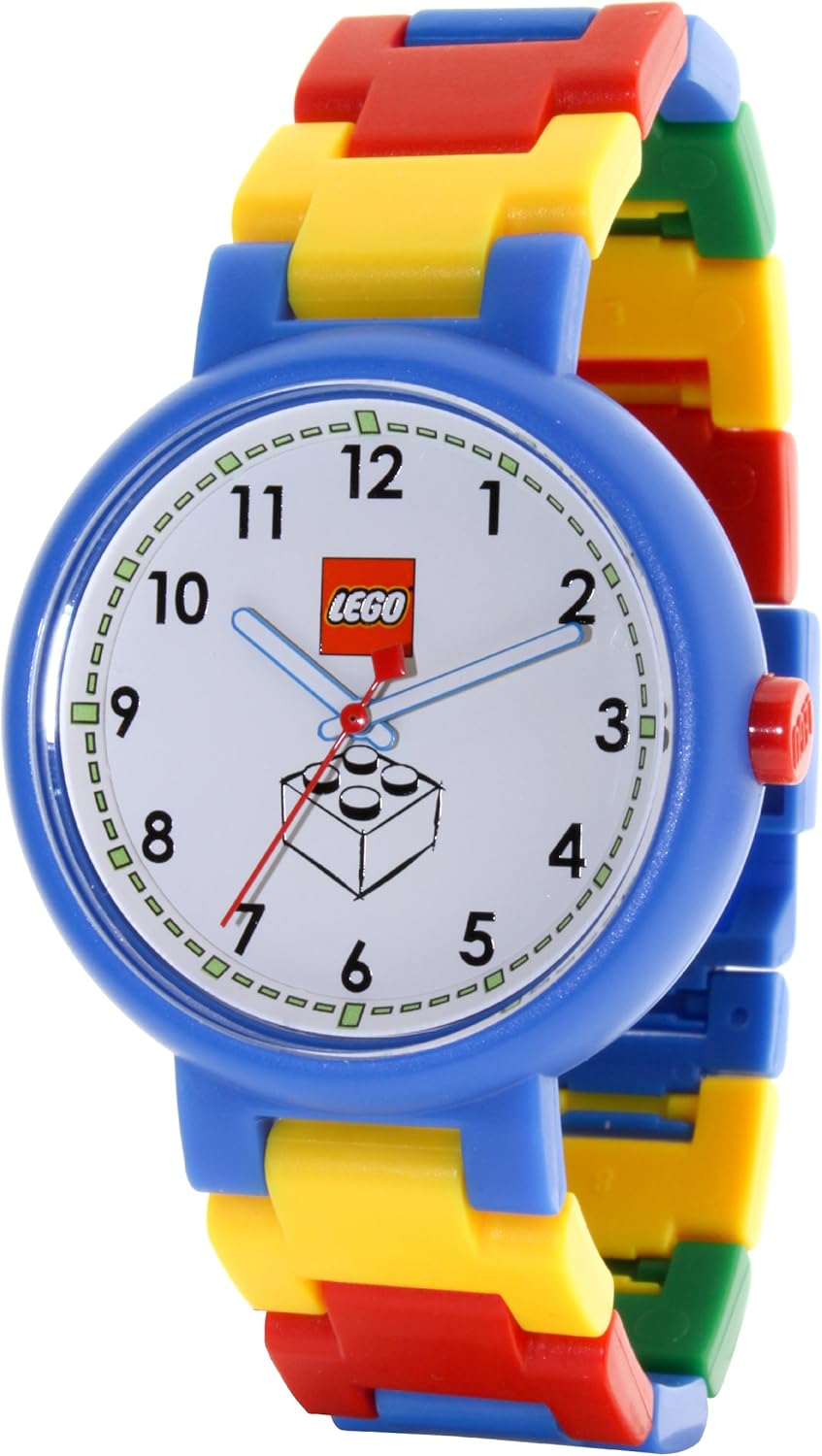 LEGO White Brick Adult Watch With Multicolour Interchangable Links ...
