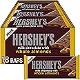 Amazon.com: HERSHEY'S Milk Chocolate with Whole Almonds Candy Bars, 2.6 oz (18 Count)