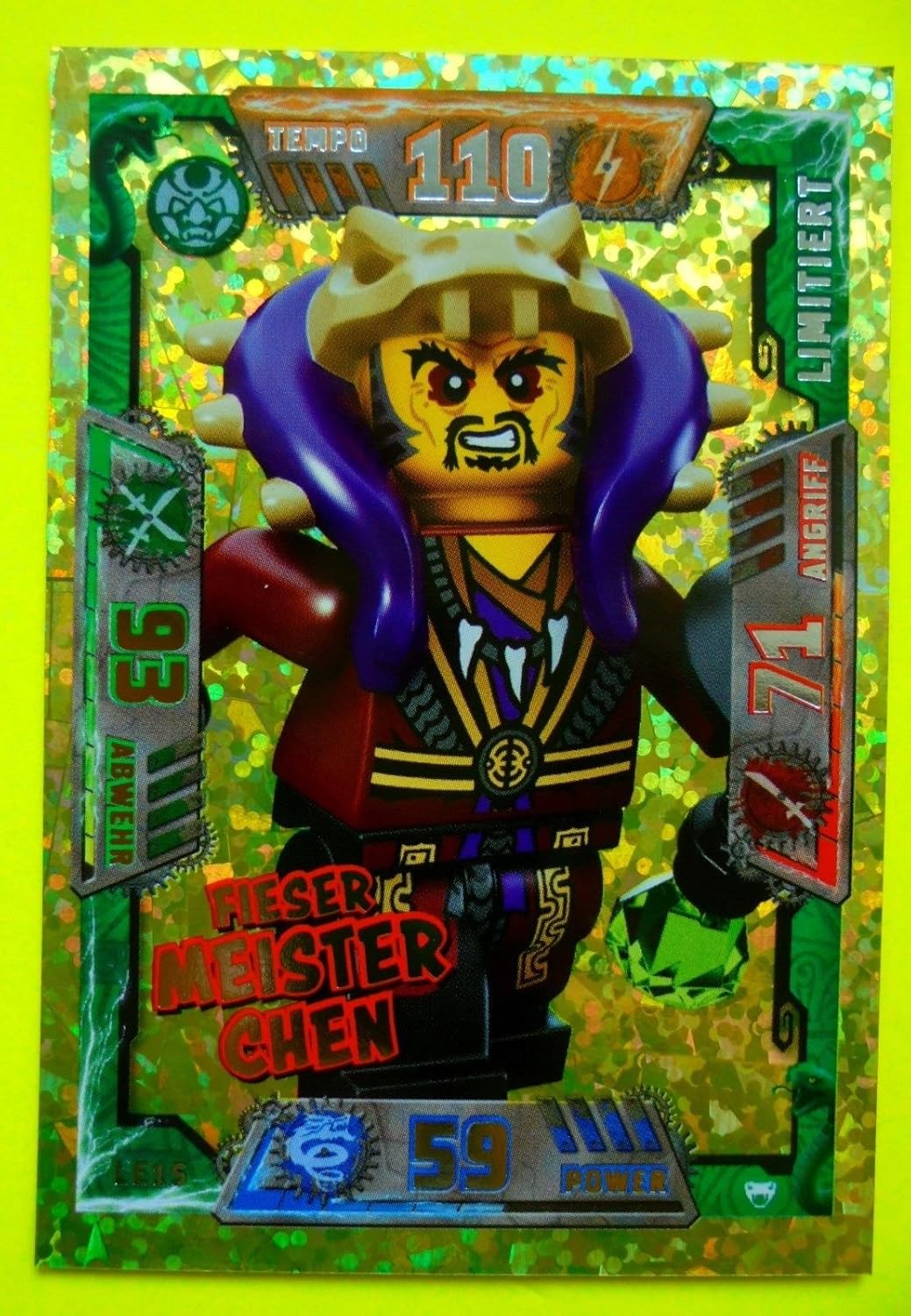 LEGO Ninjago Series 2 Fieser Master Chen LE 15 Limited Edition Trading ...