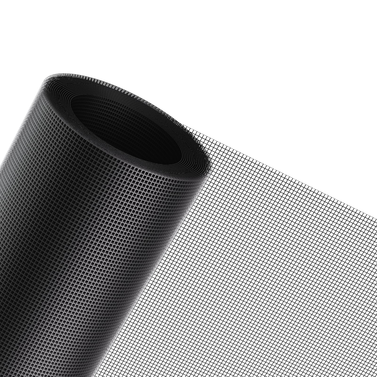 MAGZO Window Screen Replacement Mesh 48"W x 99"L - DIY Adjustable ...