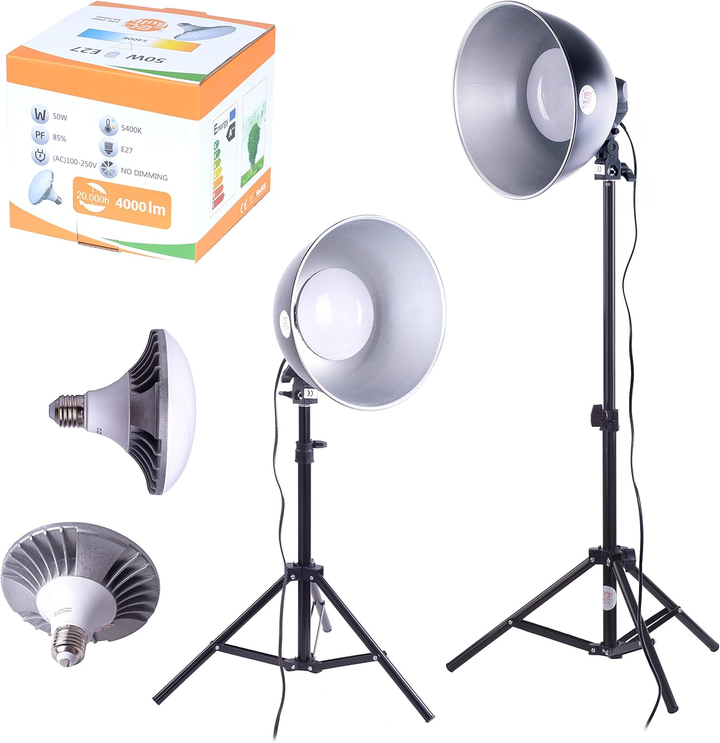 2 x LED Photography Lighting Kit - PhotoGeeks | Photo: Amazon.co.uk ...