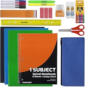 Amazon.com : 30 Piece School Supplies Kit for Elementary Kids – Back to ...