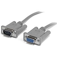 Amazon.com: StarTech.com 10 ft DB9 RS232 Serial Null Modem Cable F/M - Null modem cable - DB-9 ...