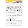 Amazon.com: Dot Journaling Clear Stamp Set (60 Individual Stamps ...