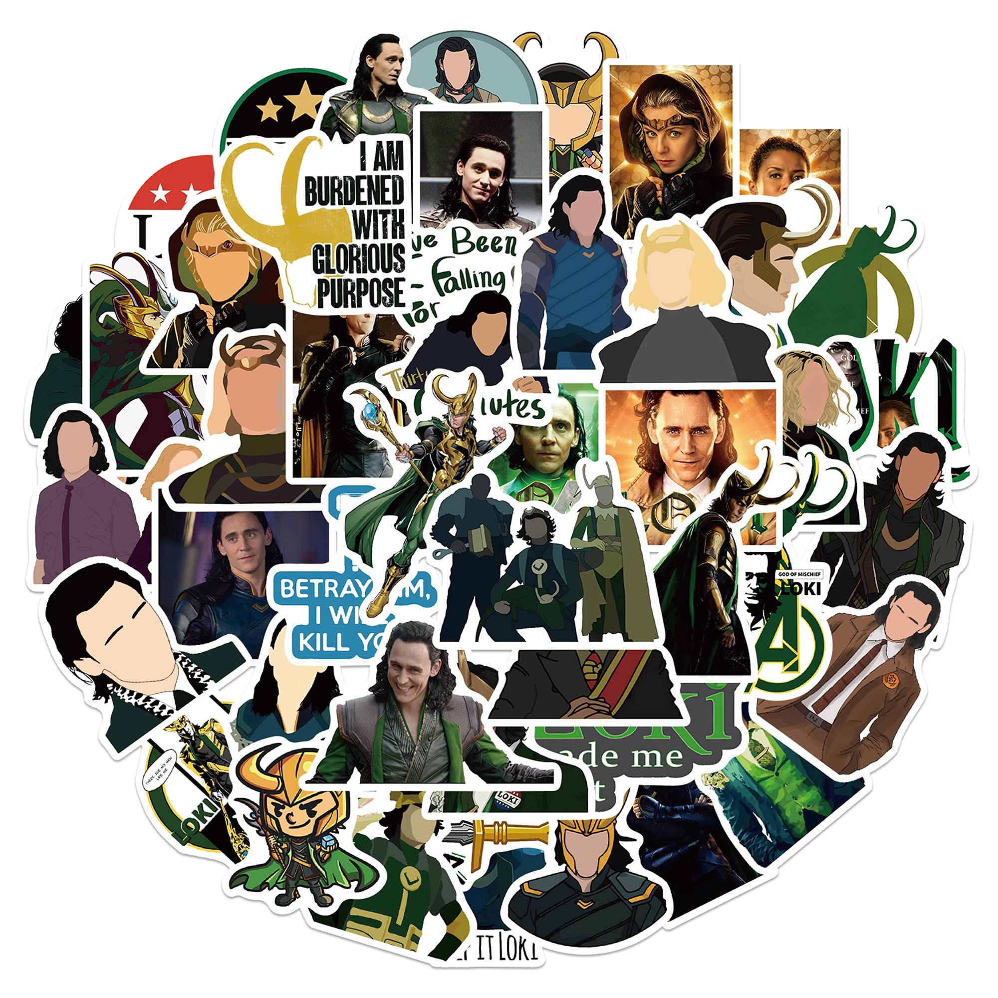 Mua Loki Stickers Tom Hiddleston Stickers God of Mischief Stickers ...