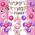 Amazon.com: JOYMEMO Little Miss Threenager - Makeup Themed 3rd Birthday ...