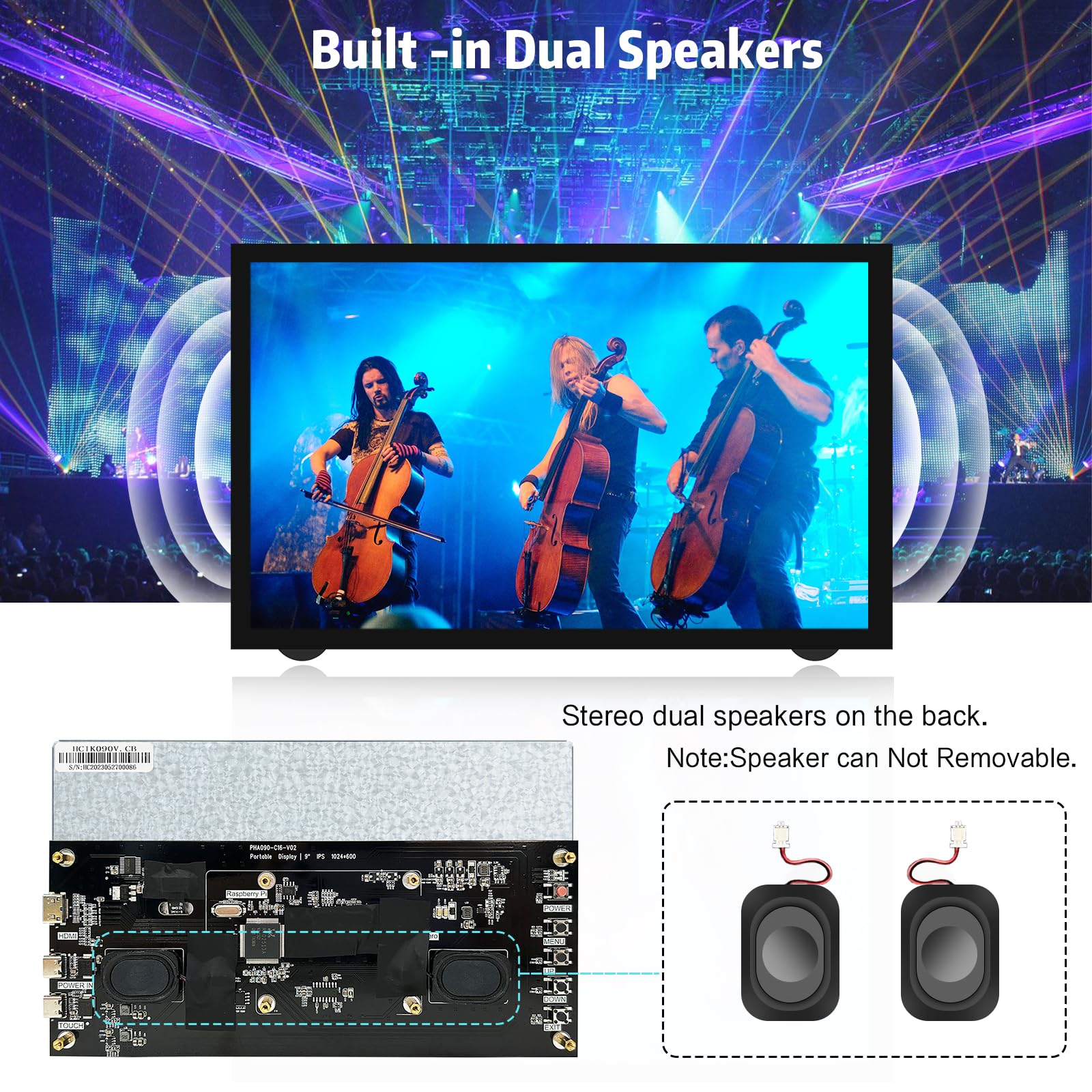 Mua HAMTYSAN 9 Inch Touchscreen Monitor 1024X600 IPS Screen for ...