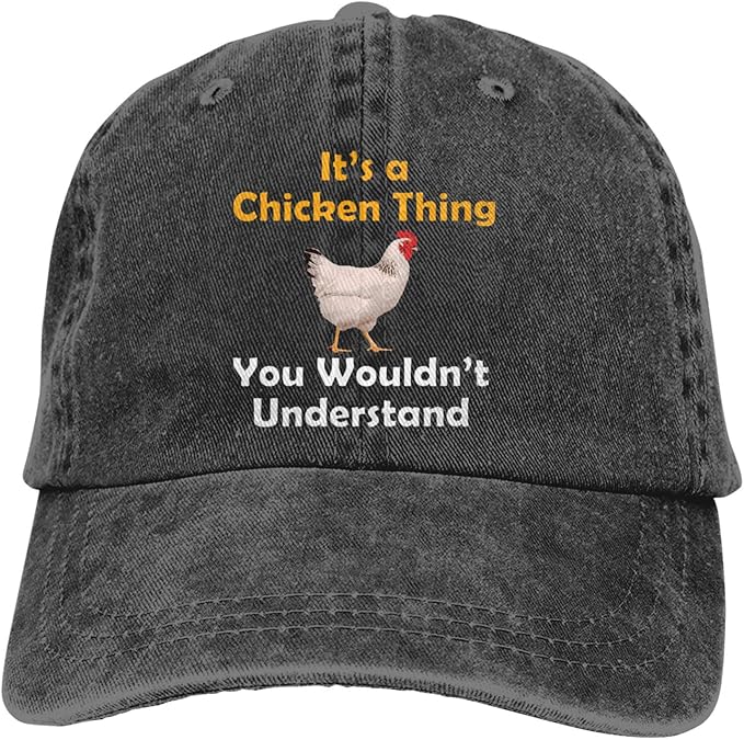Funny Chicken Thing Hats for Men Women Fashionable Adjustable Baseball ...