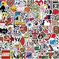 Amazon.com: Cool Brand Stickers 101 Pack Decals for Laptop Computer ...
