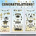 Amazon.com: HiloPack Graduation Decorations Class of 2024 Window Clings ...