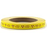 Caution Radioactive Material Tape, 3 x 1 Inch, 500 Inch Roll: Amazon.com: Industrial & Scientific
