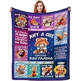 Amazon.com: Red Panda Blanket Cute Red Pandas Flannel Throw Blankets ...