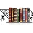 Amazon.com: Metal Spider and Spider Web Bookend, Farmhouse Decorative ...