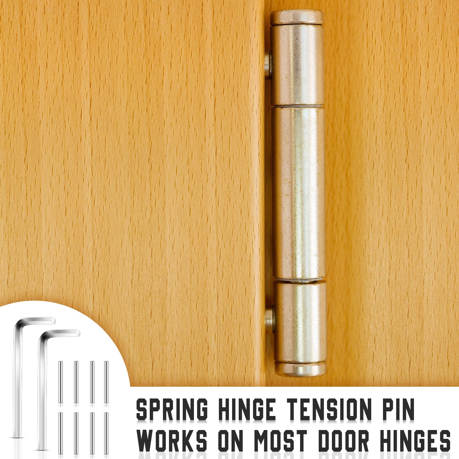 Spring Hinge Tension Pin Replacement Kit Includes 12 Stainless Steel ...