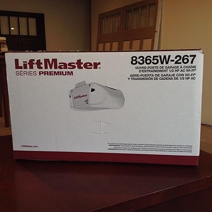 LiftMaster 8365W-267 Premium Garage Door Opener Chain Drive WiFi 1/2 hp ...