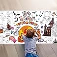 Amazon.com: Halloween Giant Coloring Tablecloth, Large Halloween ...