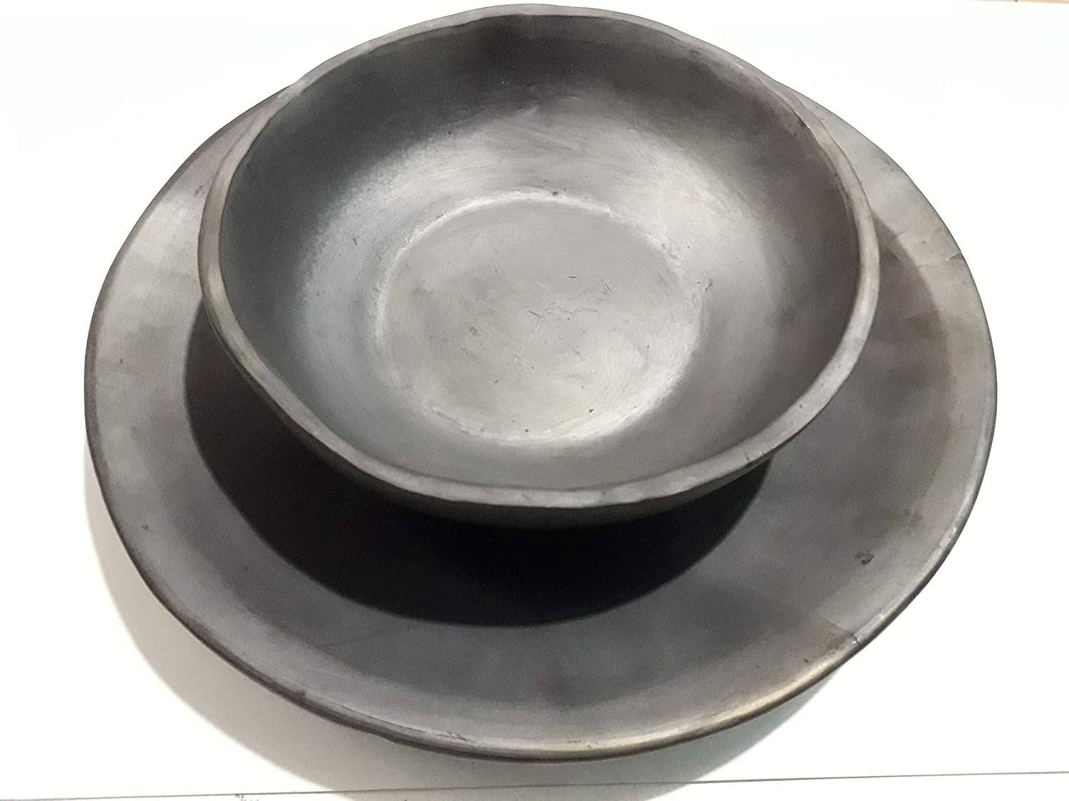 PLATOS DE BARRO NEGRO ARTESANALES, HECHOS A MANO, ACABADO RUSTICO ...
