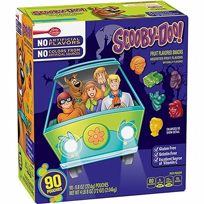 Betty Crocker Scoobydoo Fruit Flavored Snacks Assorted Betty Crocker