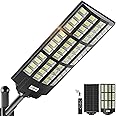 9000W Solar Street Lights Outdoor - Wide Angle Motion Sensor, Commercial Solar Parking Lot ...