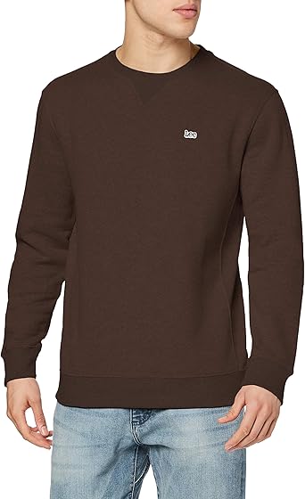 Lee Men's Plain Crew SWS' Sweater: Amazon.co.uk: Clothing
