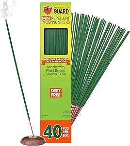 Amazon.com: Mosquito Guard 40pcs Mosquito Repellent Sticks – Mosquito ...