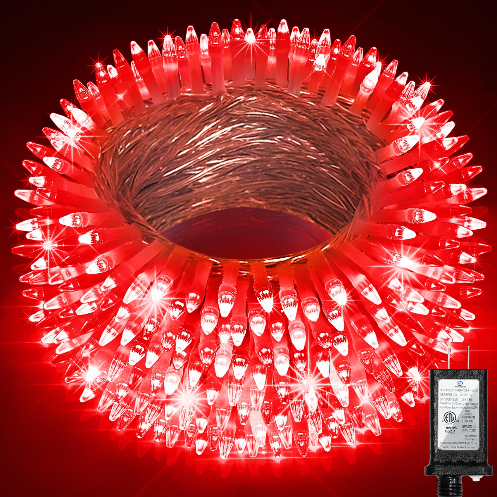 XIKENGSHQ 1500 LED Christmas Lights Outdoor Use, 492ft 8 Lighting Modes ...