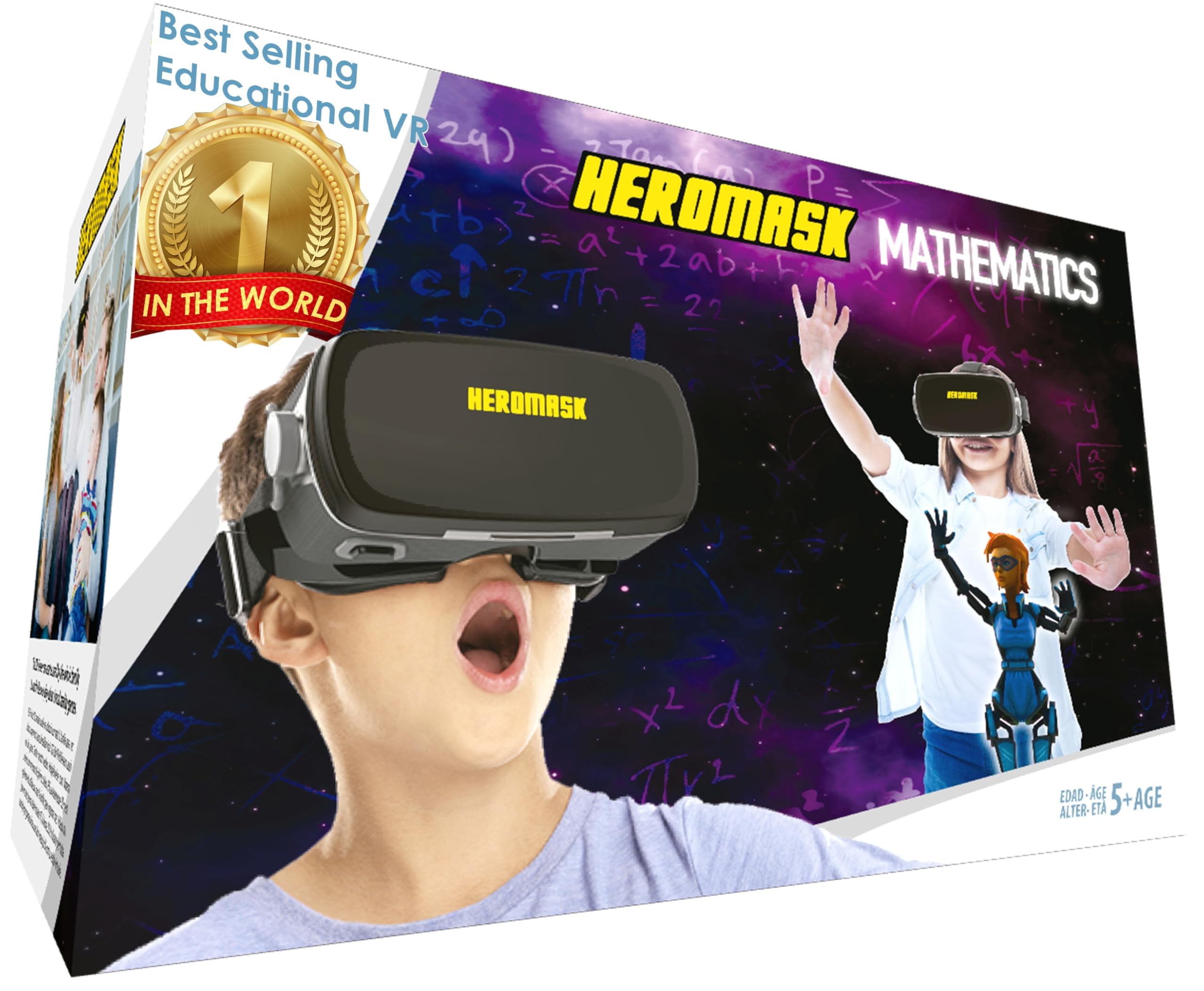 VR Headset + Math Games [Multiplication Subtraction etc] Virtual Games ...