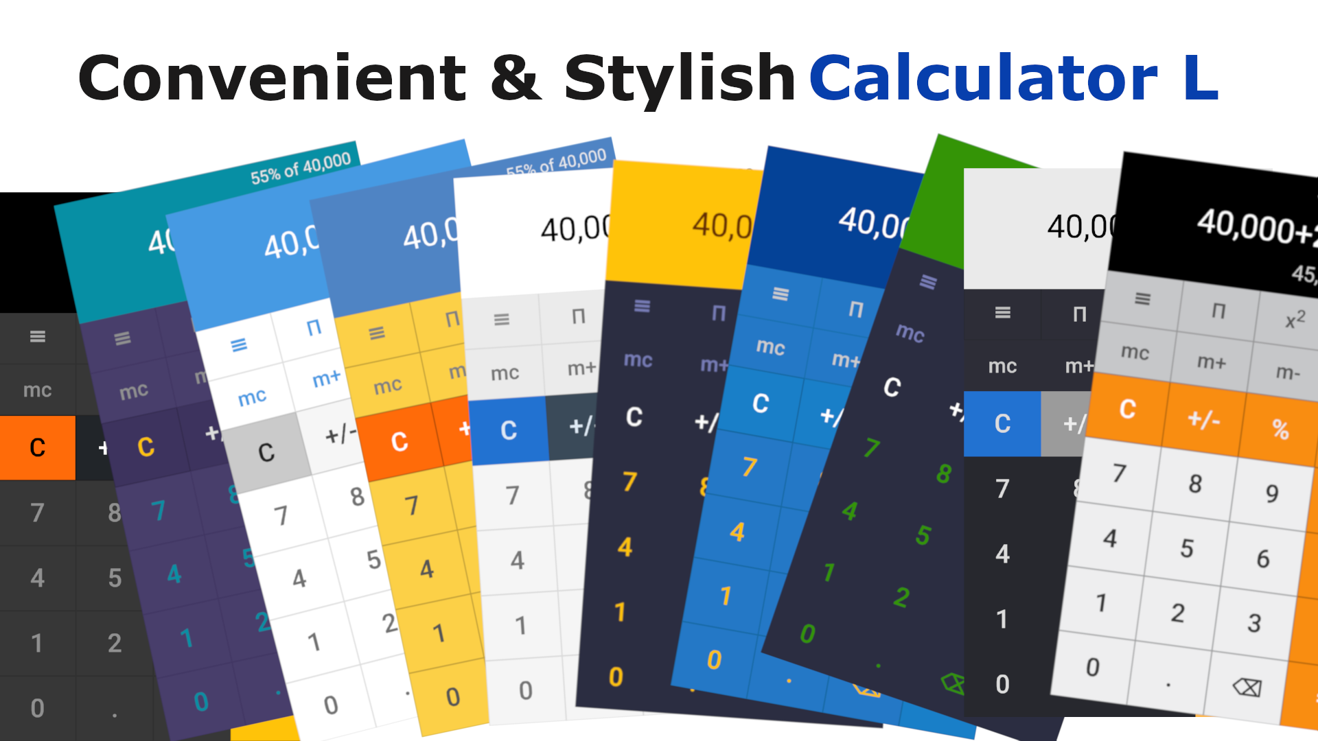 Amazon.com: Calculator L - Stylish Themes (Convenient Calculator ...