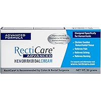 Amazon.com: Recticare Advanced Hemorrhoidal Cream: Advanced Treatment ...