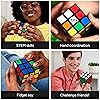 Rubik's Cube, The Original 3x3 Cube, Problem-Solving Brain Teaser, Color-Matching Puzzle, Fidget ...