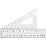 Amazon.com : Westcott Styrene Triangle Ruler, 4", 45/90 Degree ...