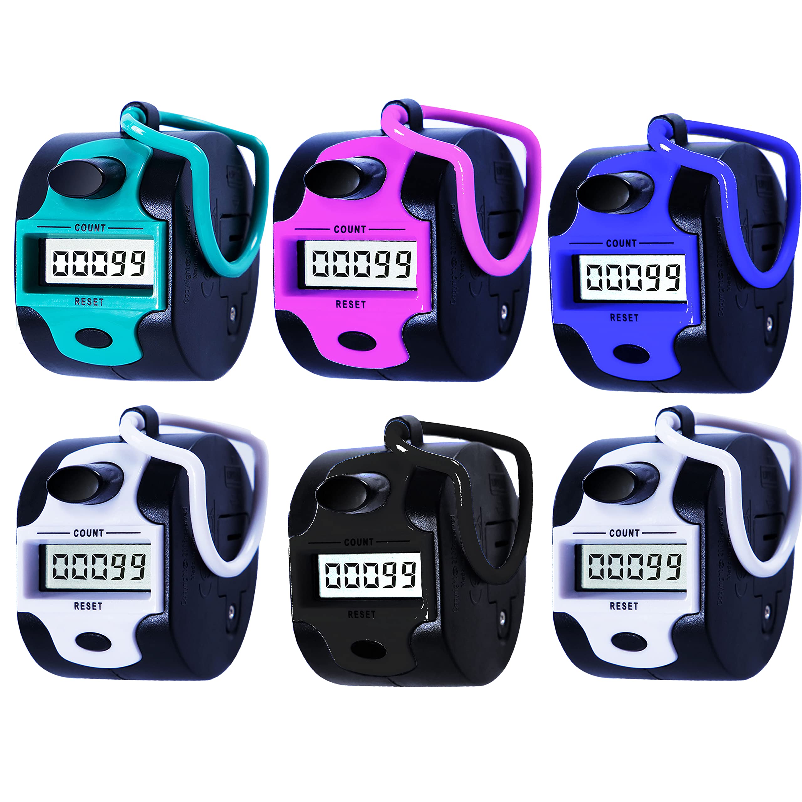 Handy Counter Click Manual Digital clicker Stitch Tally Counters Finger ...