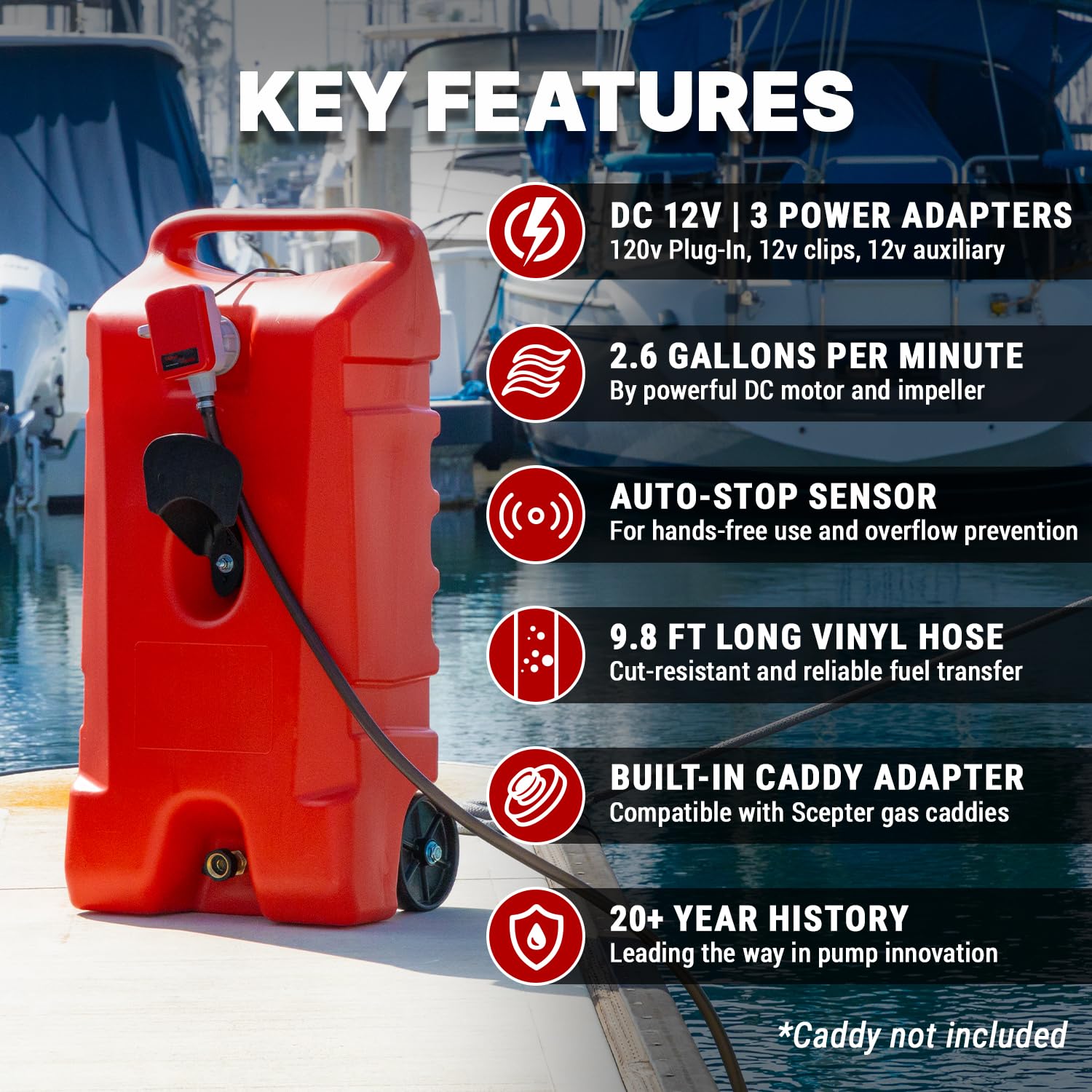 Mua Next Gen Automatic Gas Caddy Fuel Transfer Pump with Auto-Stop ...