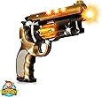 Amazon.com: LED Light Up Toy Gun Set by Art Creativity - Super Ray Gun ...